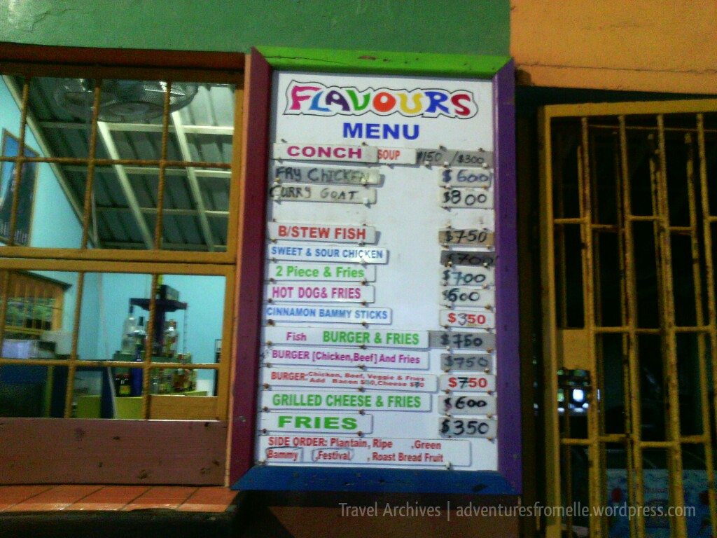 flavours menu – Adventures from Elle